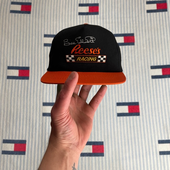 kc | Accessories | Vintage Reeces Racing Bill Elliott Nascar Snapback ...